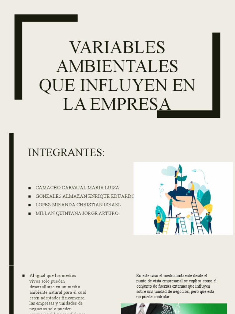 Variables Ambientales Externas | PDF | Entorno natural | Contaminación