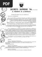 DS 007-2021-MINEDU Decreto Supremo Que Modifica El Reglamento de La Ley #28044 Ley General de ...