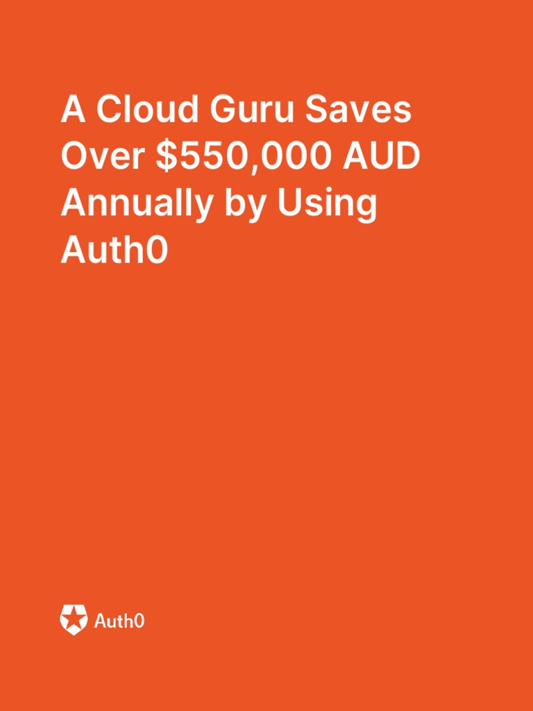 Auth0 A Cloud Guru Case Study | PDF | Cloud Computing | Cyberspace