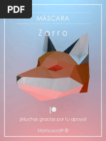 Máscara Venado | PDF | Métodos y materiales de enseñanza
