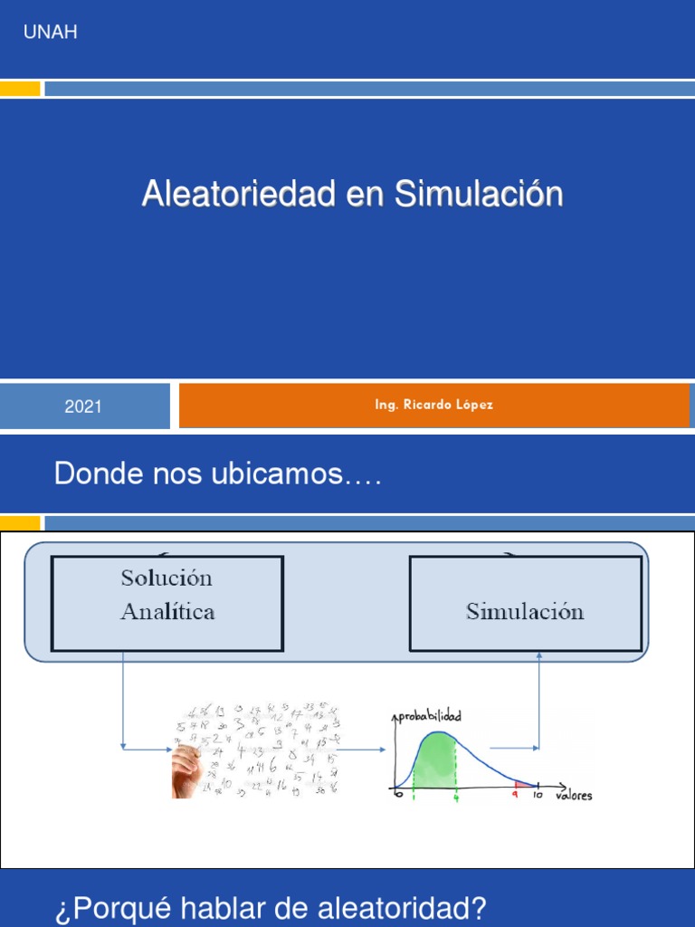 Numeros Pseudo Aleatorios | PDF | Aleatoriedad | Simulación
