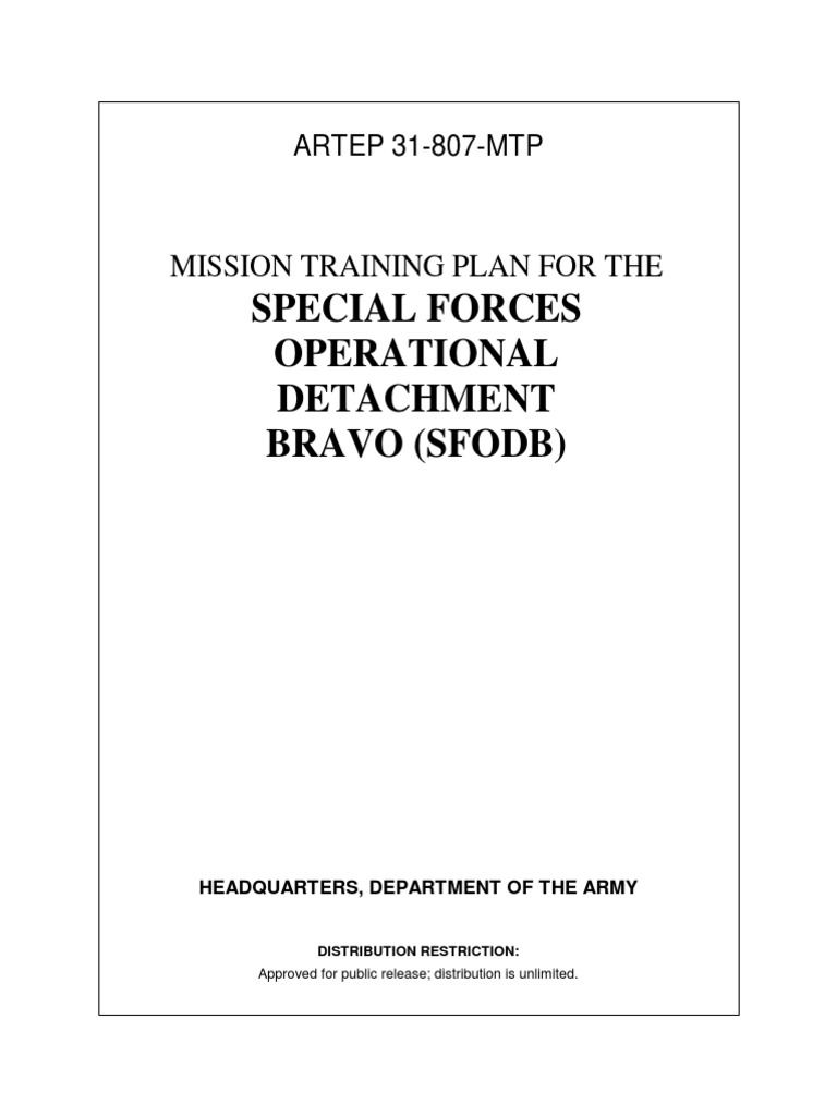 United States Army Artep 31-807-Mtp - 03 July 1998 | PDF | Safety | Risk