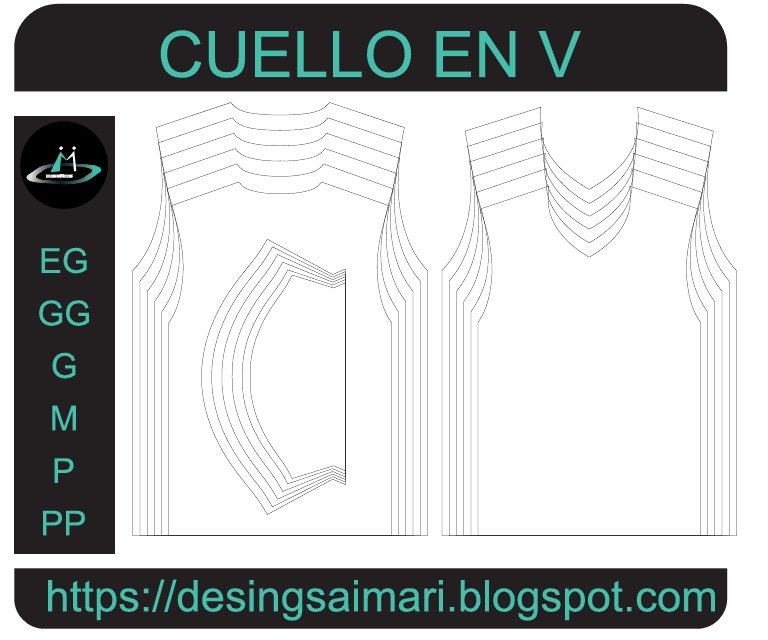 Molde Camiseta Talla V | PDF
