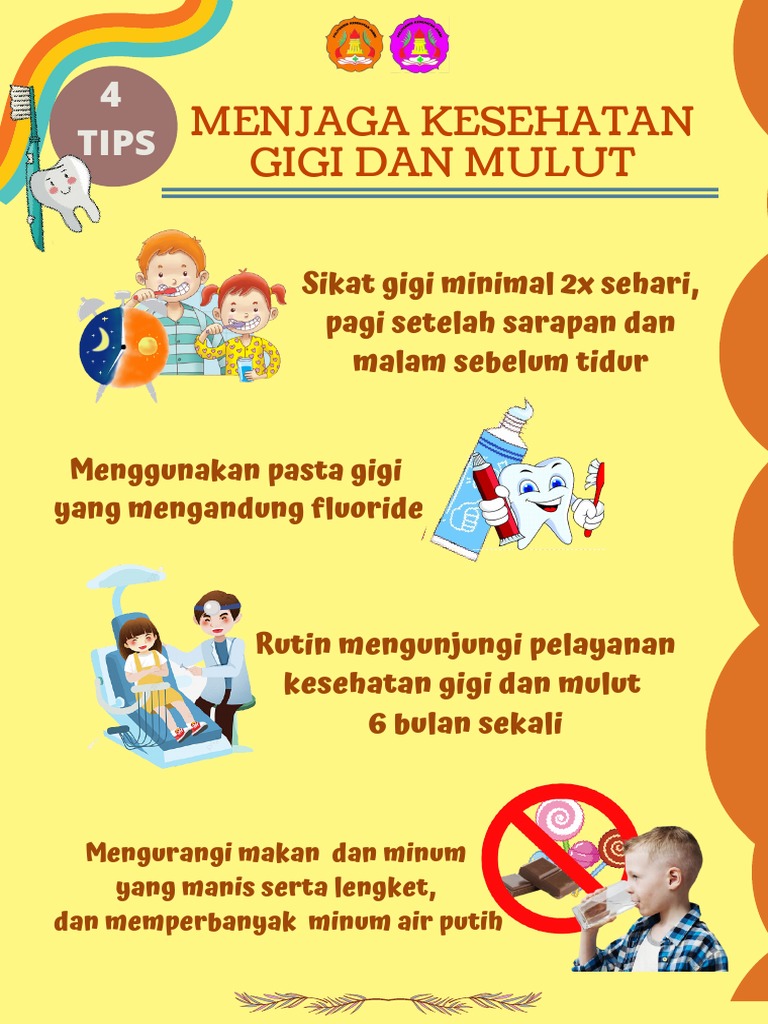 Poster Tips Menjaga Kesehatan Gigi Dan Mulu | PDF