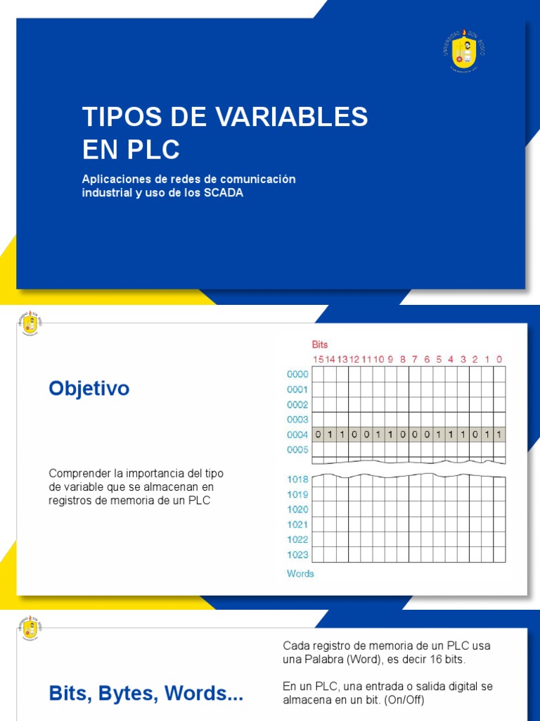 Tipos de Variables en PLC | PDF