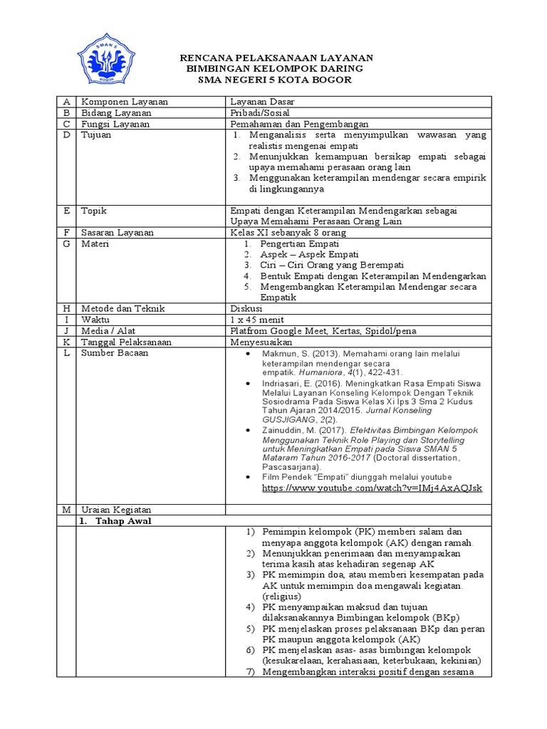 RPL Bimbingan Kelompok | PDF
