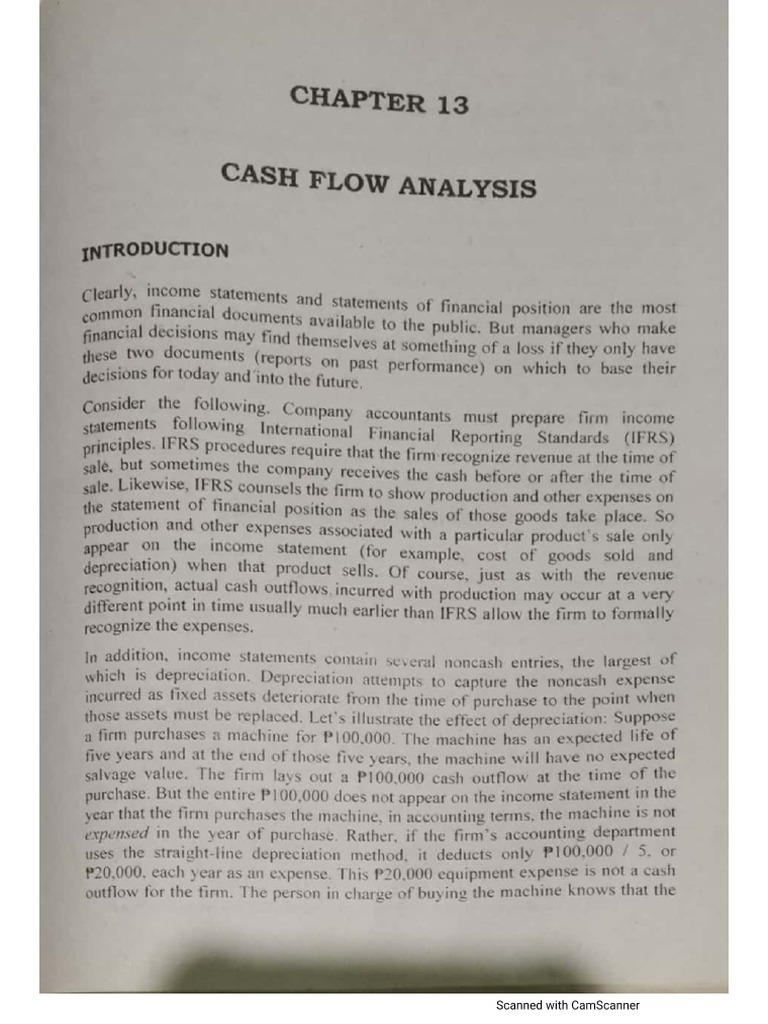 Chapter 7 - Cash Flow Analysis | PDF