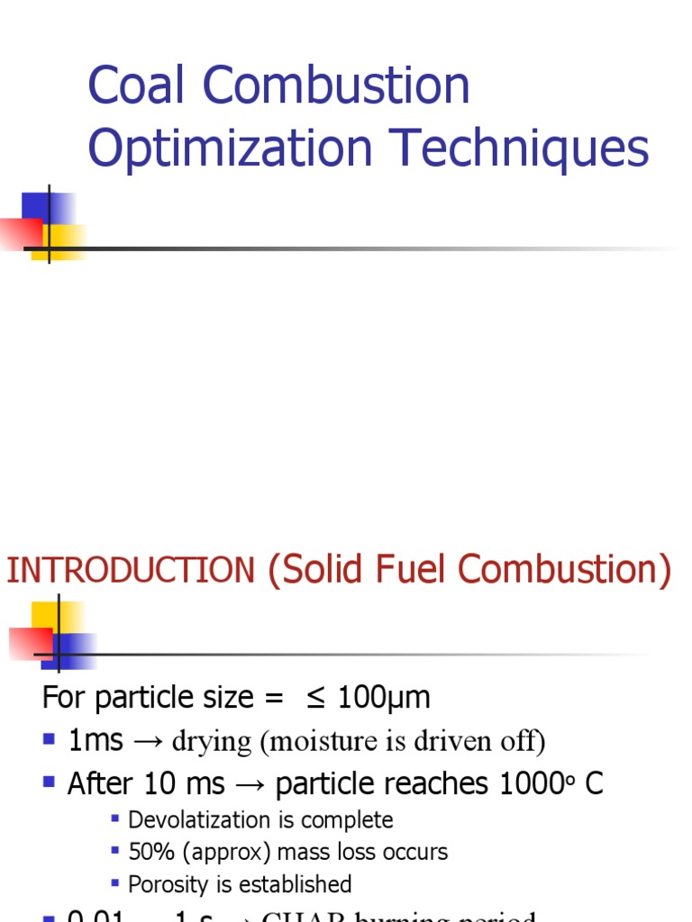 Coal Combustion Optimisation Gyanendra Sharma NPTI Delhi | PDF ...