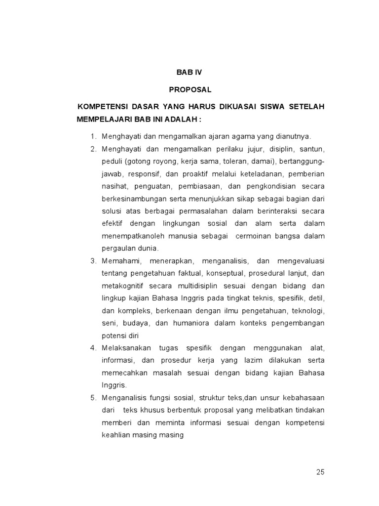 Bab IV Proposal | PDF