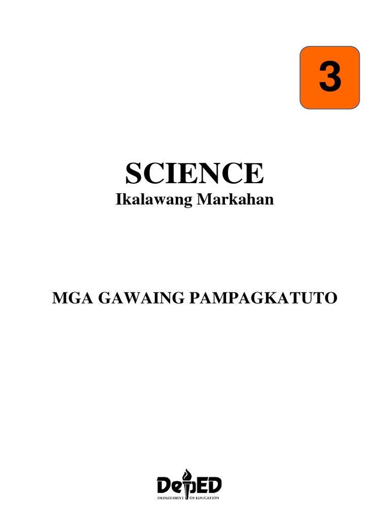 Grade 3 Q2 Science LAS | PDF | Ear | Nervous System