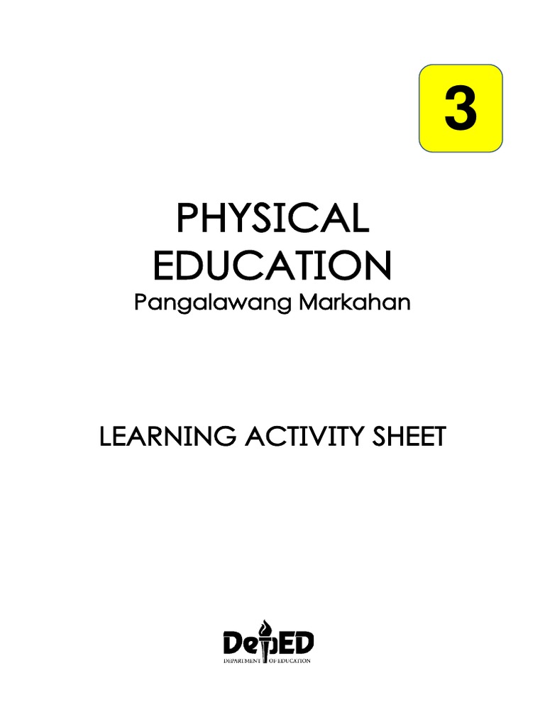 Grade 3 Q2 PE LAS | PDF | Behavior Modification
