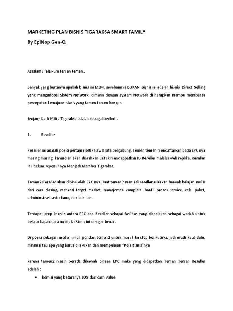 Marketing Plan | PDF