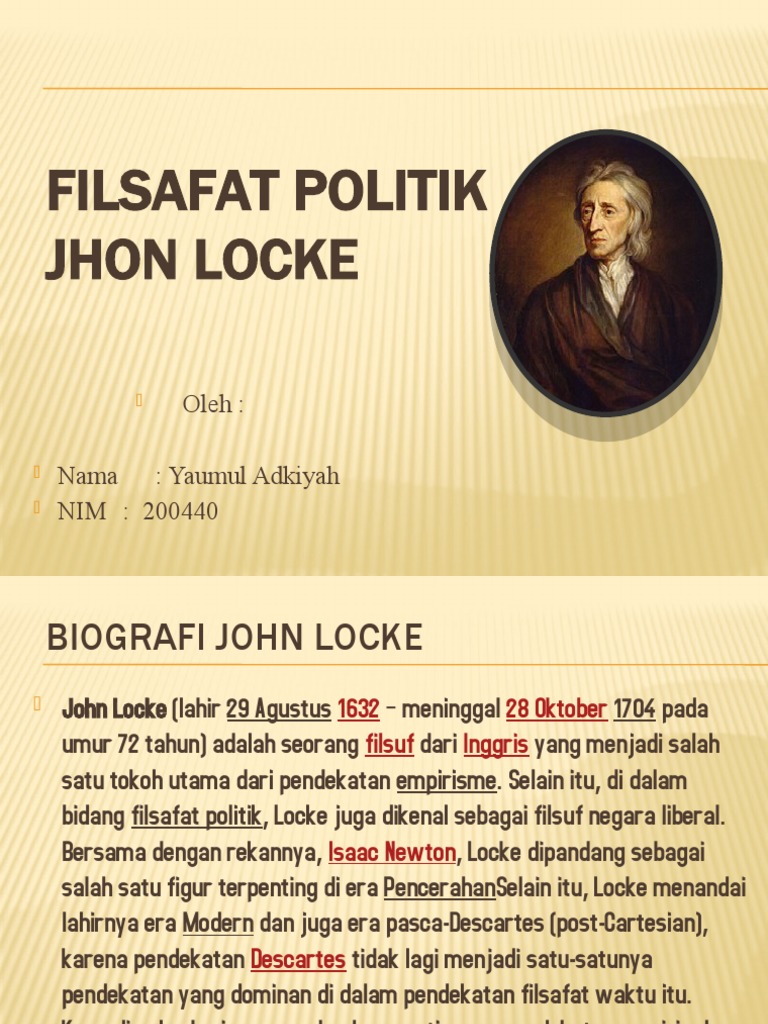 Filsafat Politik John Locke dan Kontrak Sosial | PDF