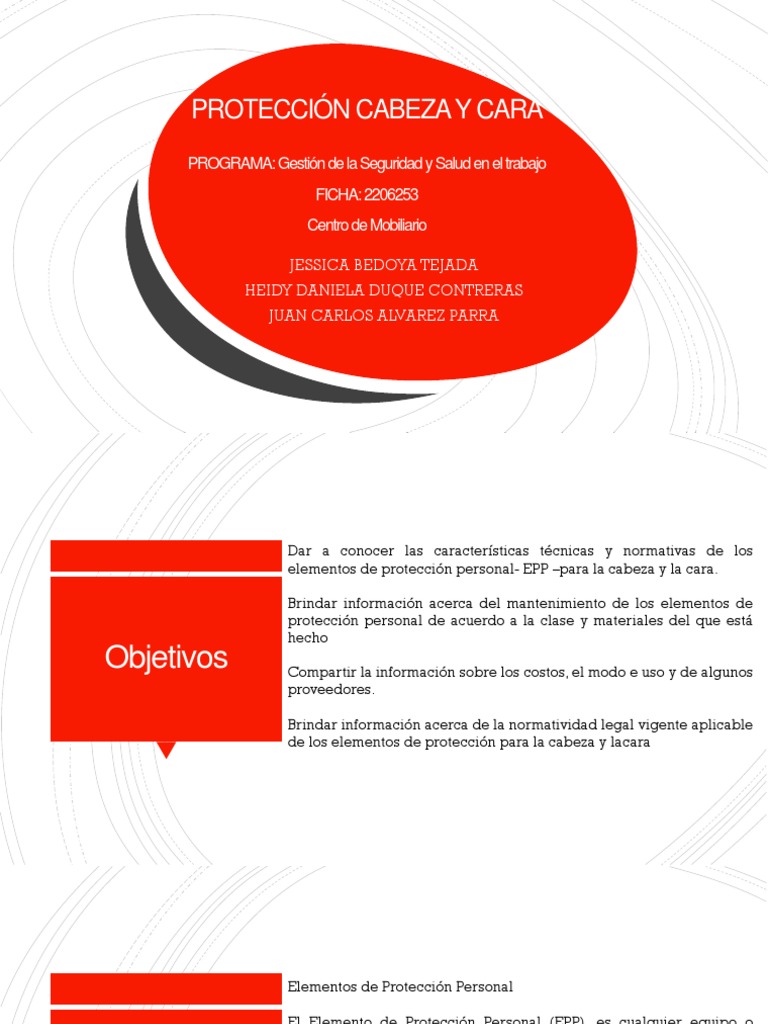 Epp-Protección Cabeza y Cara Final | PDF | Casco | Soldadura