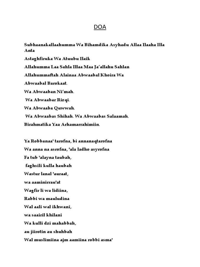 DOA | PDF