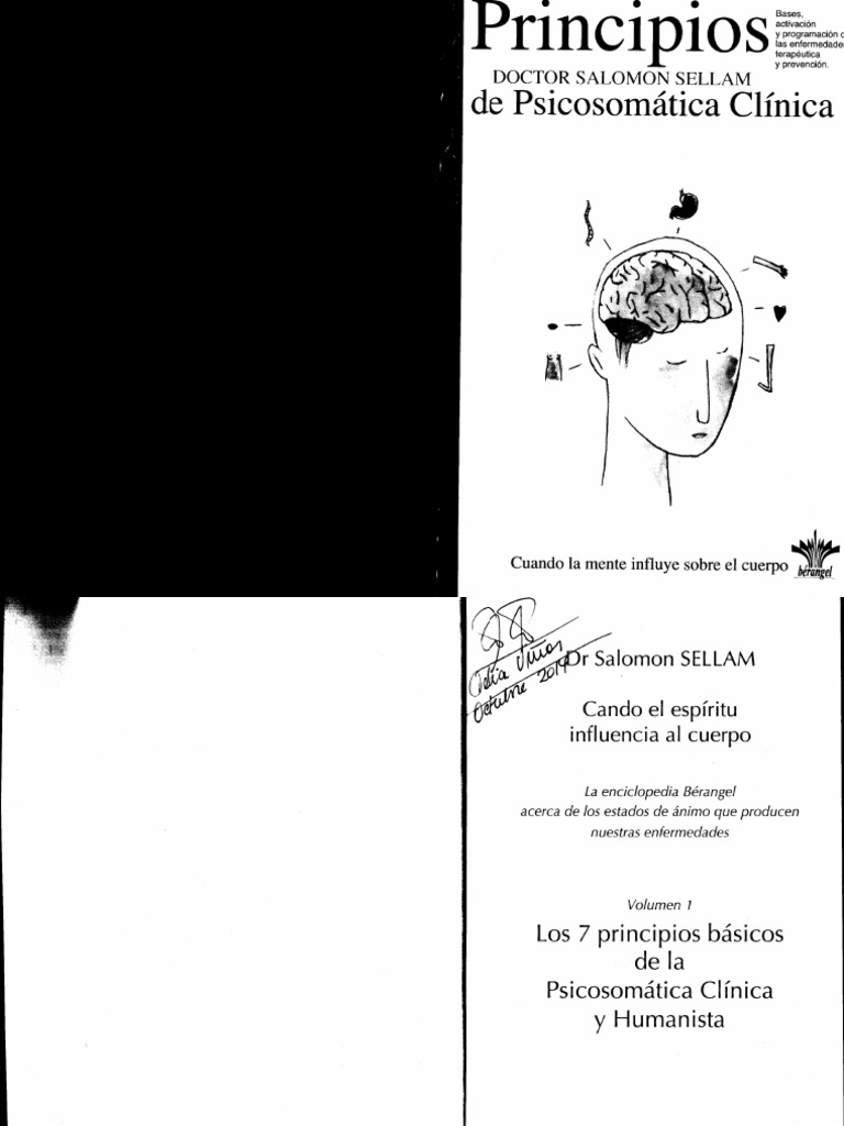 01 Principios de La Psicosomatica Clinica Sellam002 | PDF