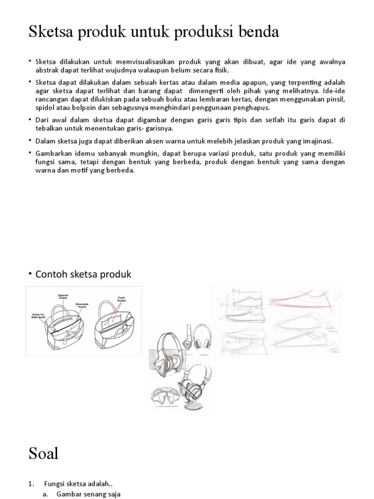 2B Pembuatan Sketsa Ide Produk | PDF