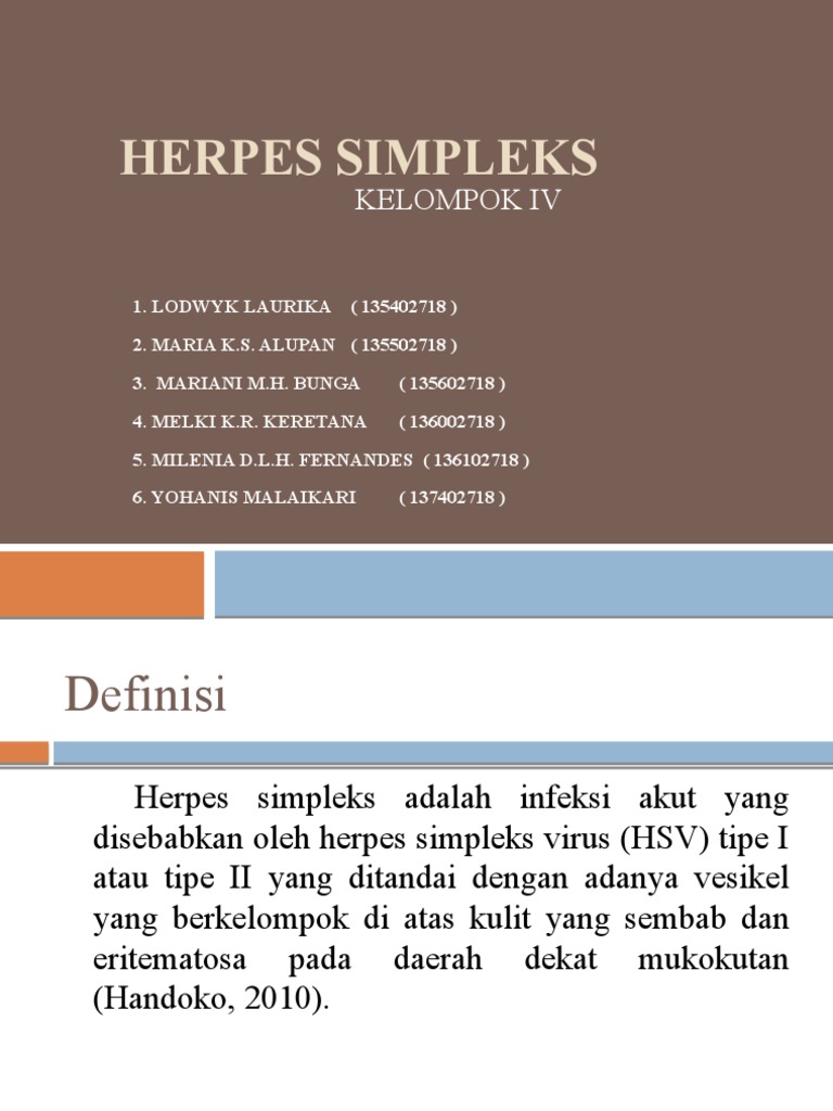Herpes Simpleks | PDF