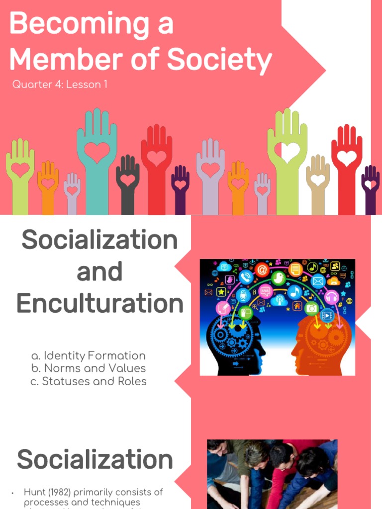 Socialization and Identity Formation | PDF | Socialization | Deviance ...
