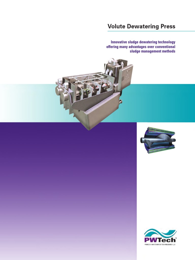 Volute Dewatering Press | PDF | Chemical Engineering | Industrial Processes