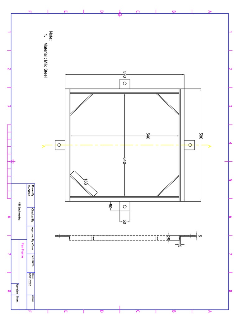 Exhaust Fan Frame | PDF