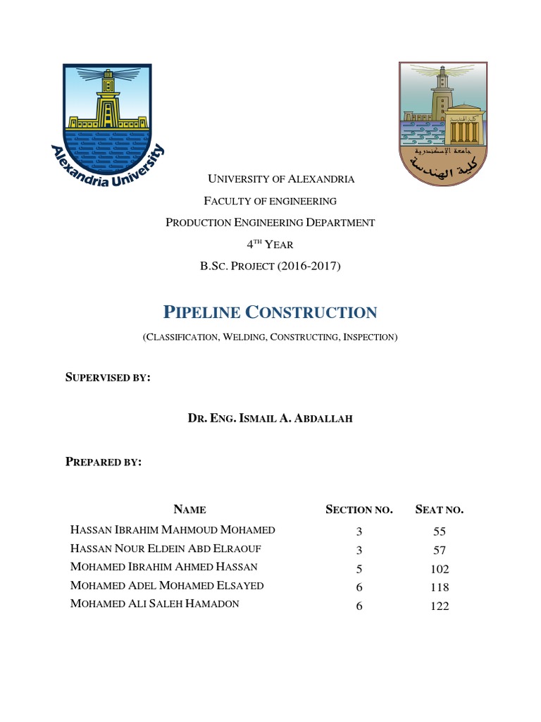Pipeline Construction Pdf Pipeline Transport Pipe Fluid Conveyance