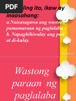 Pagsusulsi NG Punit NG Damit | PDF