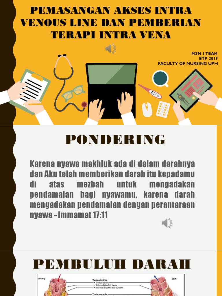 Pemasangan Akses Intra Venous Line Dan Pemberian Terapi Intra Vena | PDF