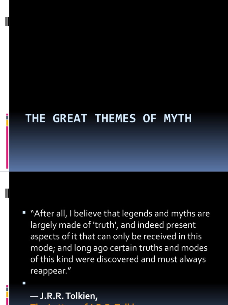 The Great Themes of Myth | PDF | Deities | Creation Myths