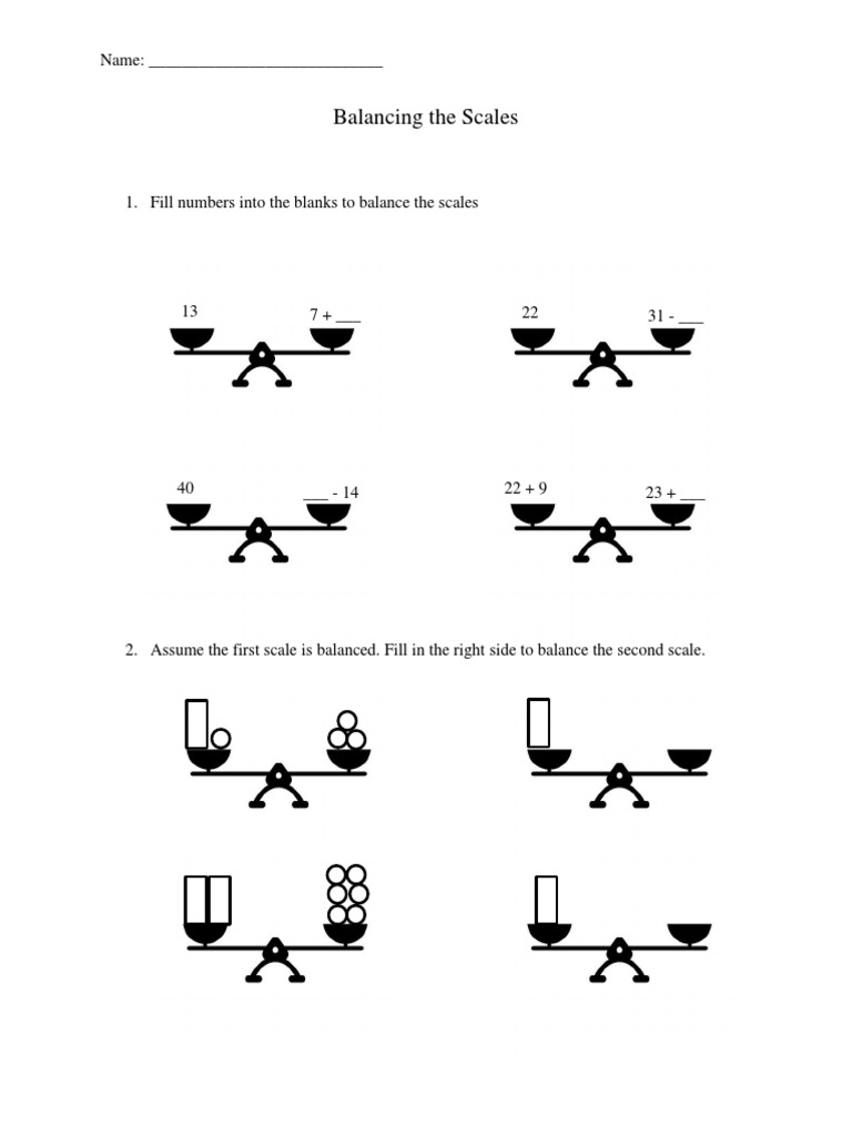Balancing The Scales | PDF