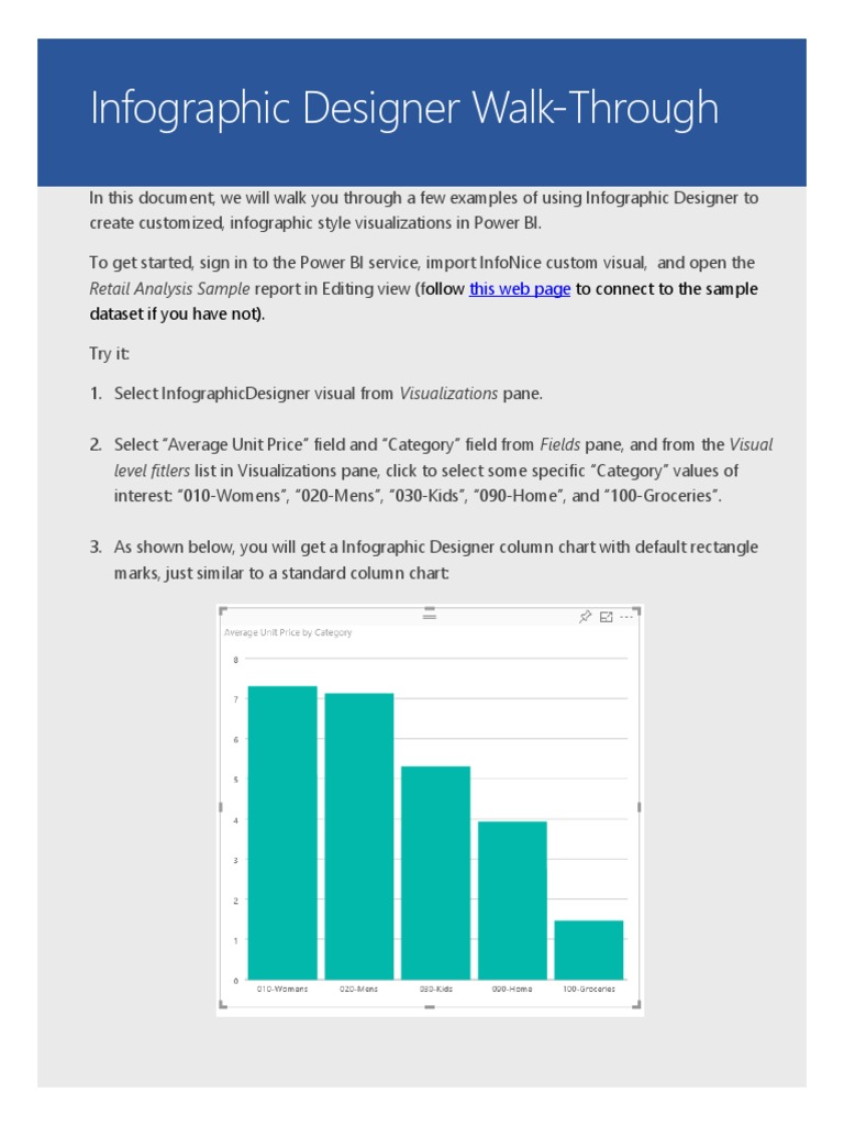 Infographic Designer Walk-Through: Retail Analysis Sample Report in ...