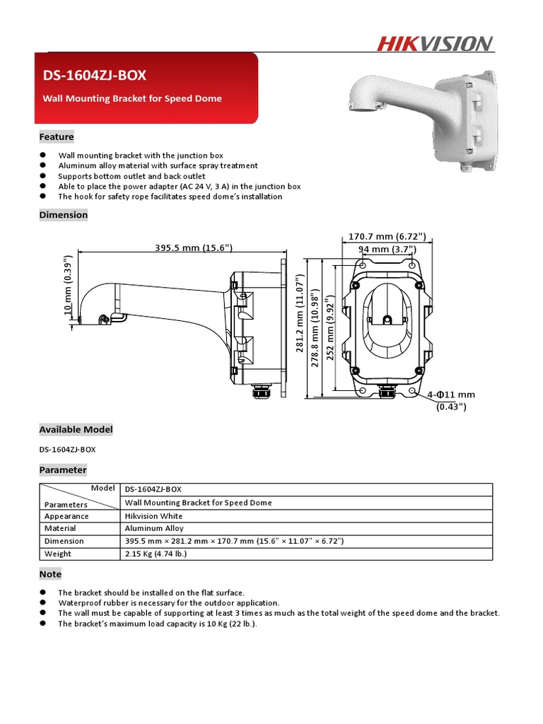 Datasheet of DS-1604ZJ-BOX - 20170207 | PDF
