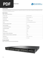 Alteon D Line 5820 5424 Tech Spec | PDF | Central Processing Unit ...