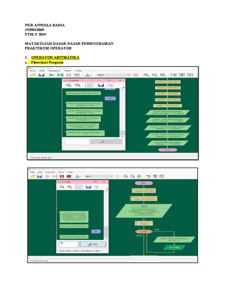 Dasar Dasar Pemrograman | PDF
