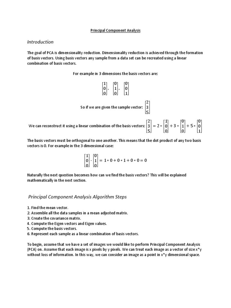 Principalcomponentanalysis Tutorial Pdf Principal Component Analysis Covariance Matrix 1775