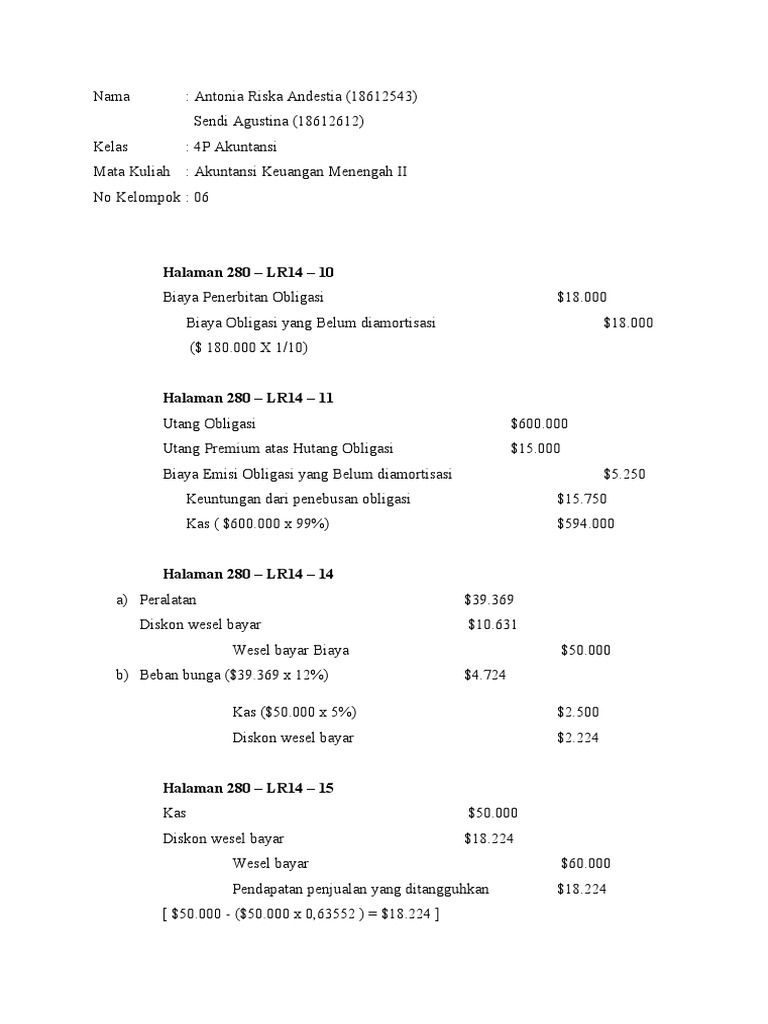 4P - Tugas Ch. 14-Part 2 - 06 | PDF