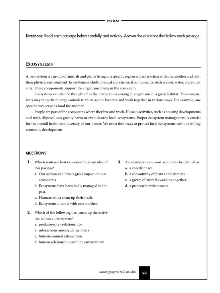 Grade 8 English Reading Comprehension 13 | PDF | Wellness | Science ...