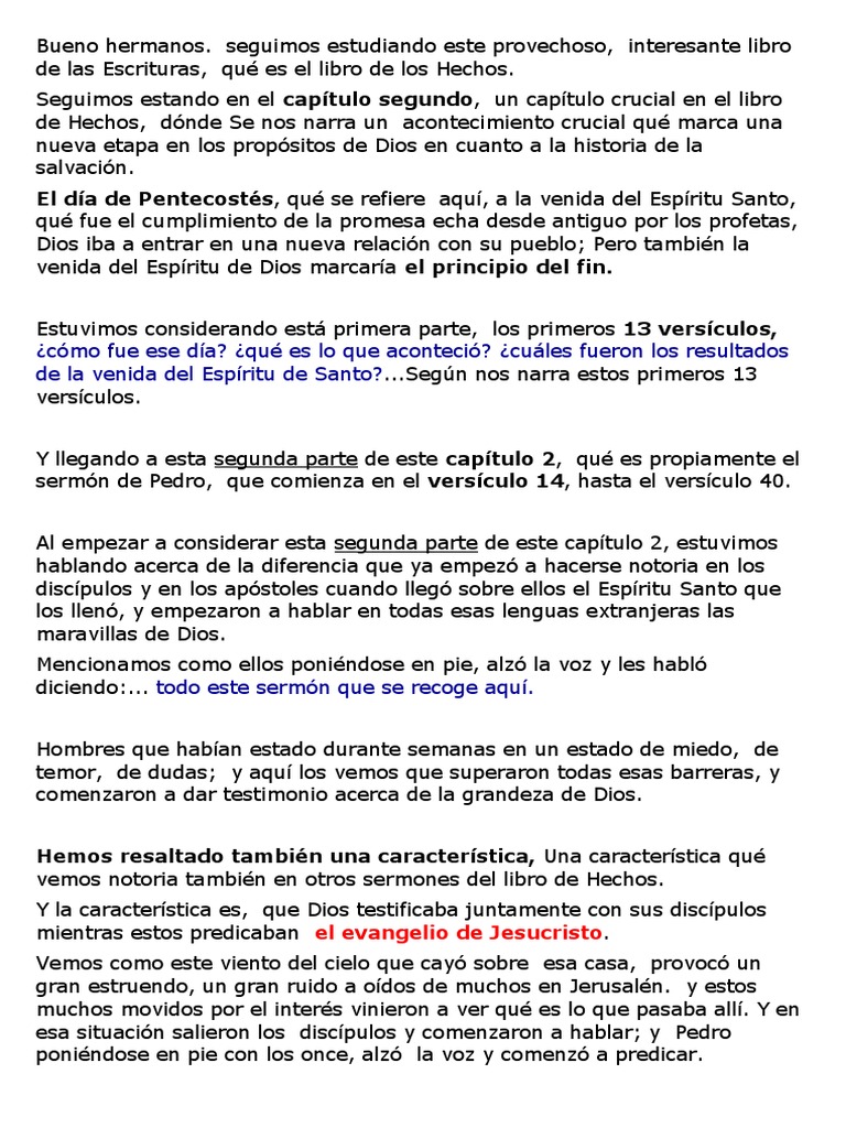 Hechos 9 | PDF | Sermón | Jesús