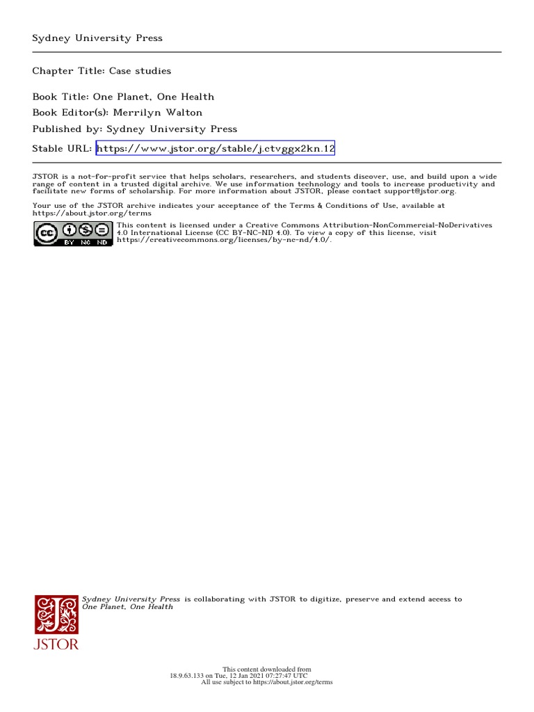 1.one Planet-One Health | PDF | Cocoa Bean | Agriculture