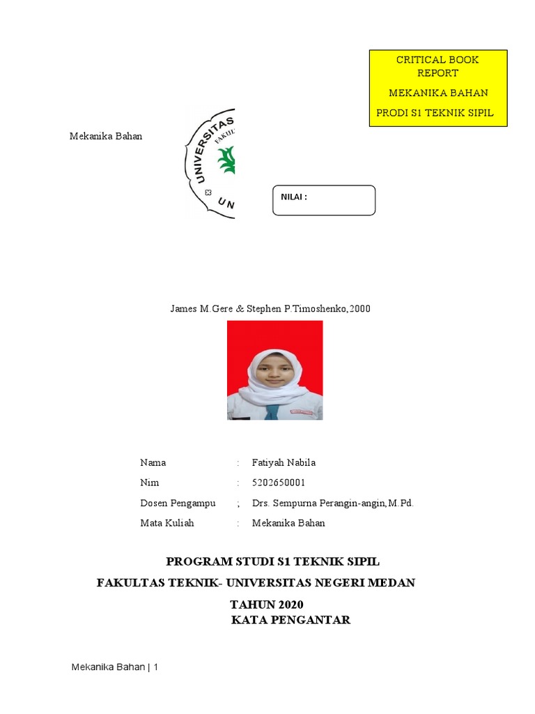 CBR Mekban Fatiyah Nabila | PDF | Teknologi & Rekayasa