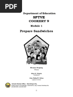 Grade 9: Tle-He Cookery Prepare Dessert and Sweet Sauces | PDF | Desserts | Custard