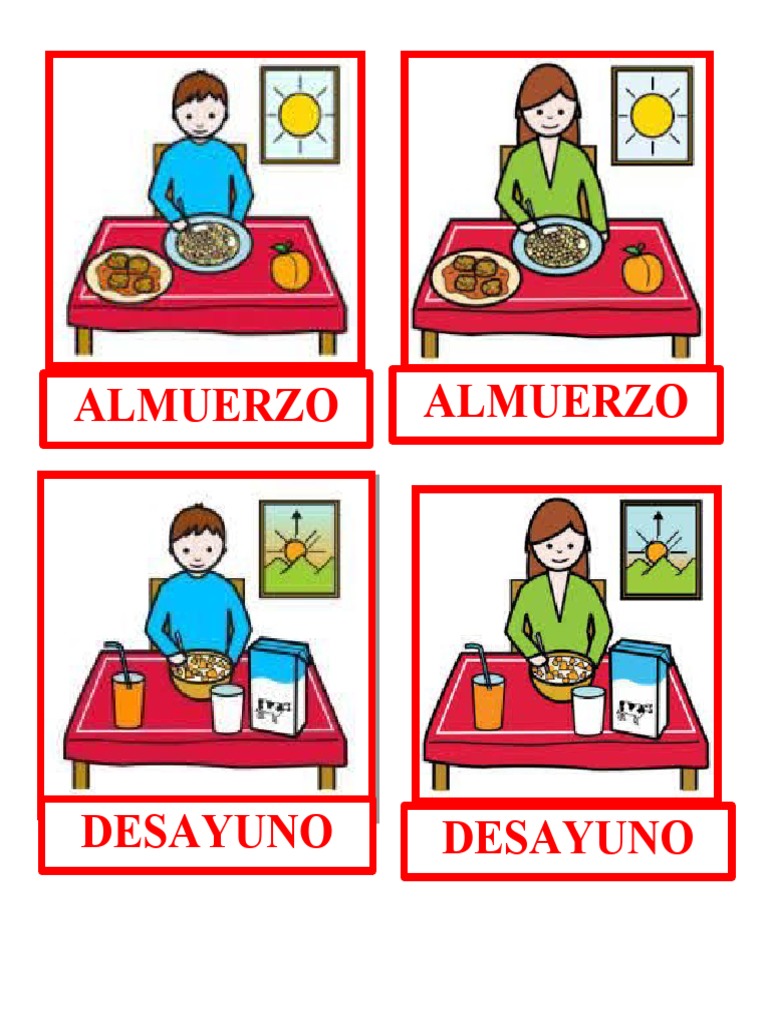 Pictogramas RUTINA CASA | PDF