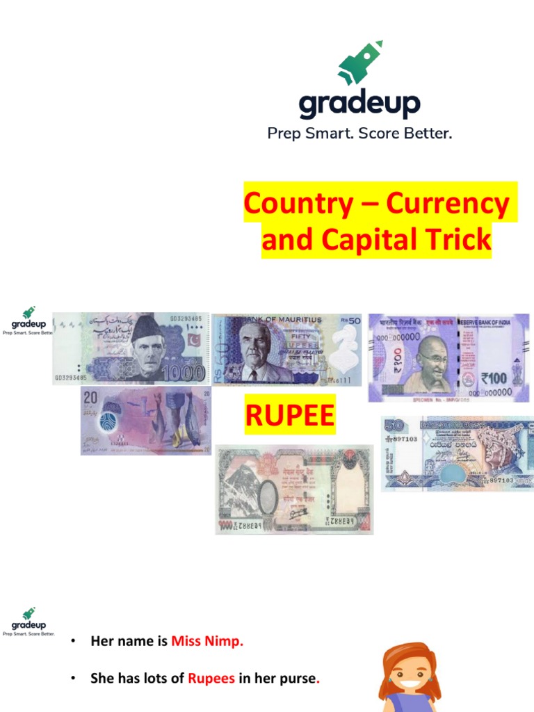 Country Currency Capital Gradeup With Trick | PDF | South America ...