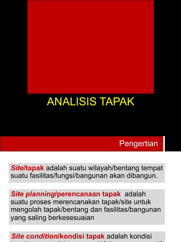 04 Analisis Tapak | PDF