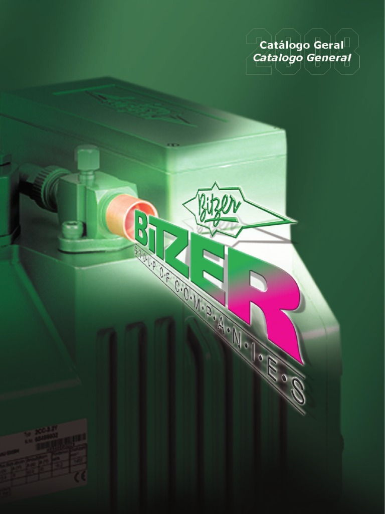 Catálogo Geral Bitzer Compressores | PDF | Bomba de calor | Aire acondicionado