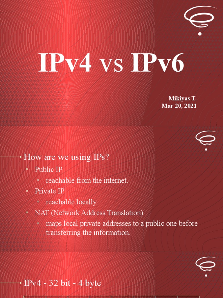 IPv4 Vs IPv6 | PDF