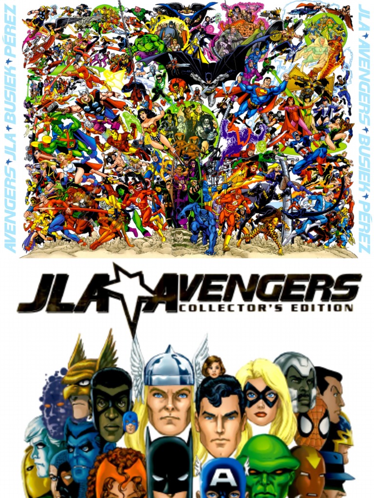Dc Comics And Marvel Crossover Graphic Novel Jla Avengers Collector