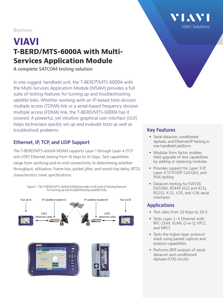 Msam Complete Satcom Testing Solution Brochures en | PDF | Internet ...
