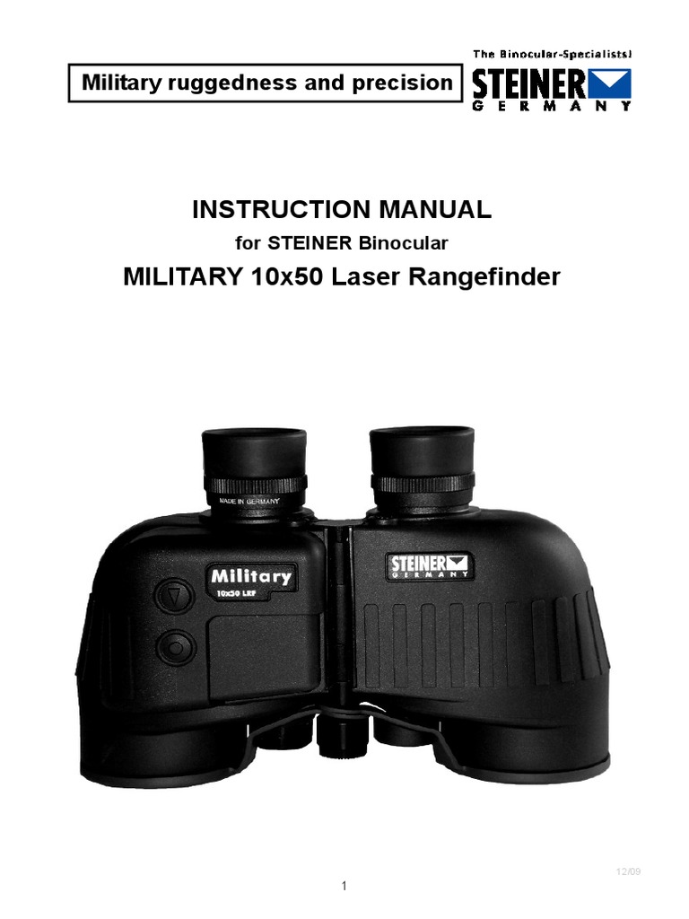 M50 LRF 10x50 Laser Rangefinder Instruction Manual | PDF ...