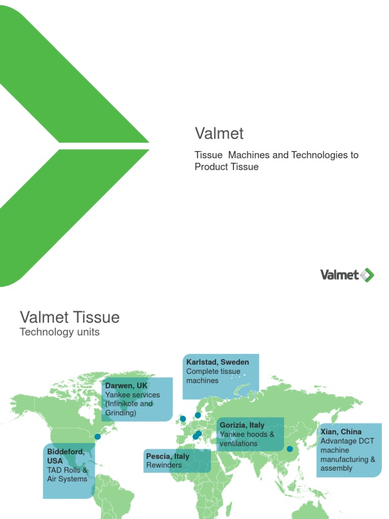 Valmet: Tissue Machines and Technologies To Product Tissue | PDF ...